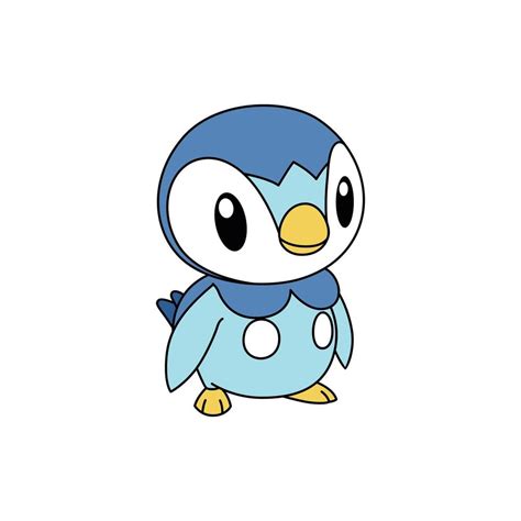 Piplup Pokemon Character 66381105 Vector Art At Vecteezy