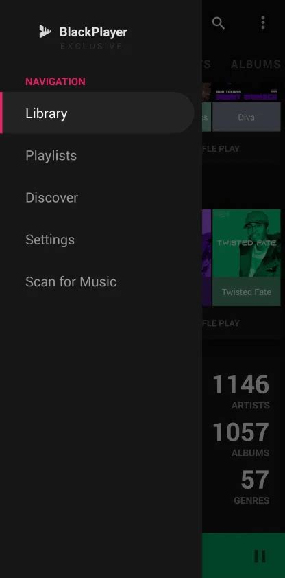 the sidebar that contains the most played tracks doesn t seem to work