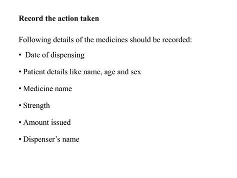 Drug Dispensing Practices Pptx