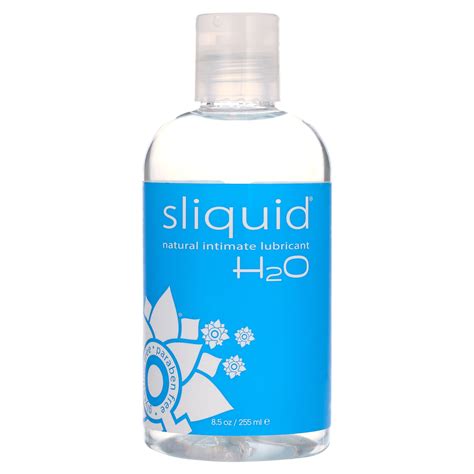 Sliquid H2o Water Based Lubricant Unscented Vegan Hypoallergenic 8