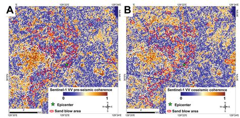 Coherence Mapping Results Of Sentinel 1 C Band Sar Images The Green Download Scientific