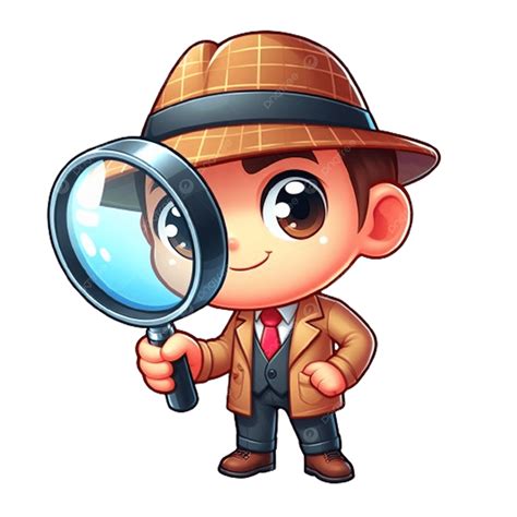 Detective Magnifying Glass Clipart
