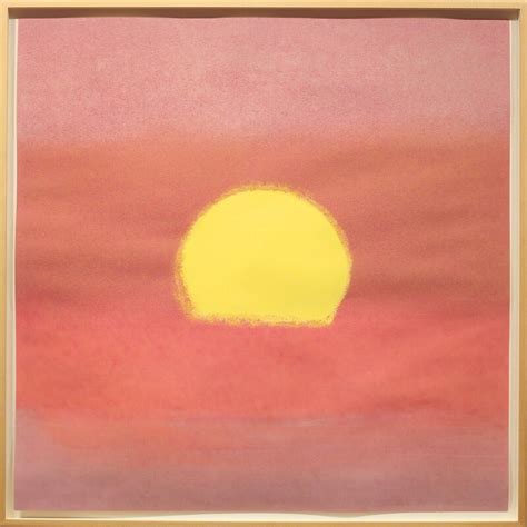 Andy Warhol Sunset 1972 Artsy