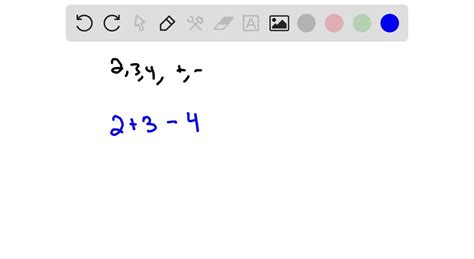 arrange the numbers and symbols of the following and choose the correct