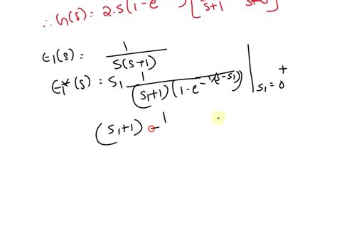 SOLVED Text To Determine The Unit Step Response Of The System Shown Below R S C S S S