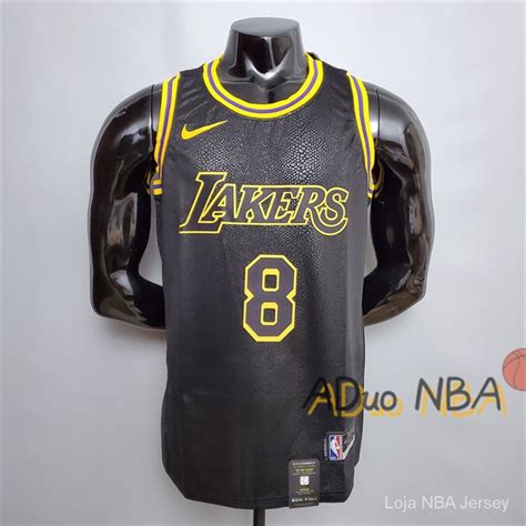 Hot Pressed Camisa Los Angeles Lakers 8 Kobe Bryant Black Camiseta De Basquetebol Nba Jerseys