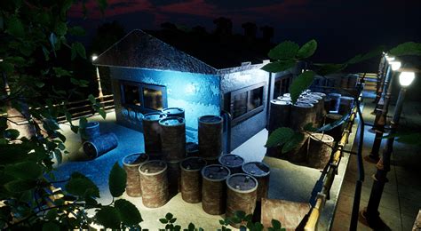 3d Environment Design Unrealblender On Behance