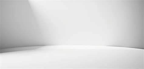 Premium Photo Rectangular White Room With Ceiling Light Monochrome Shades