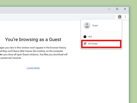 How To Use Guest Mode On Google Chrome Steps With Pictures