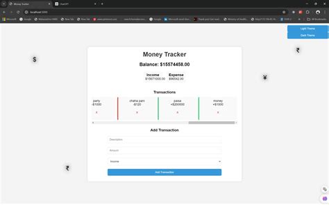 Chaitanya Patil On Linkedin Fullstackdevelopment Internship Webdevelopment Moneytracker