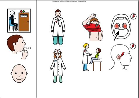 Pictogramas Para Ir Al Médico De Esther Cuadrado Y Cuca Da Silva