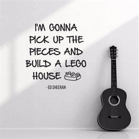 Ed Sheeran Lego House Album Cover