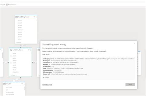 Solved Error Lock Request Time Out Period Exceeded When Microsoft Fabric Community