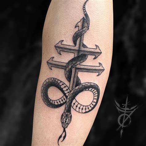 Leviathan Cross Tattoo