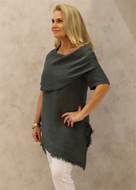 Elsa Top In Khaki Imagine Fashion