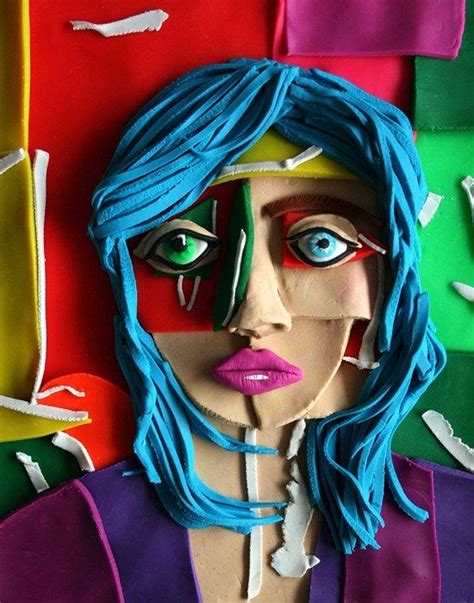 Portraits In Plasticine Play Doh Portrait Play Doh Art
