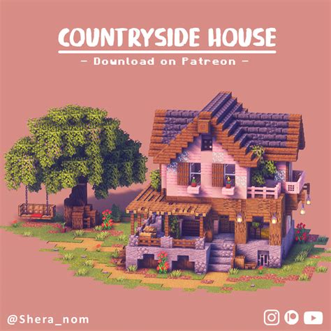 Cherry Countryside House 2d Guide Sheranom Casa Di Minecraft
