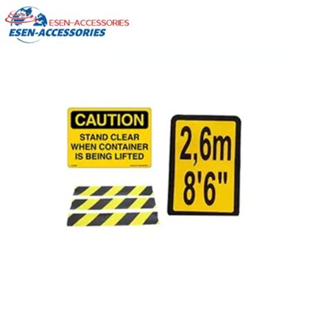 Dry Shipping Container Accessories Decals Marking Stickers And