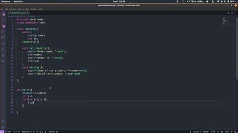 Create Multiple Objects Of A Class In C Youtube