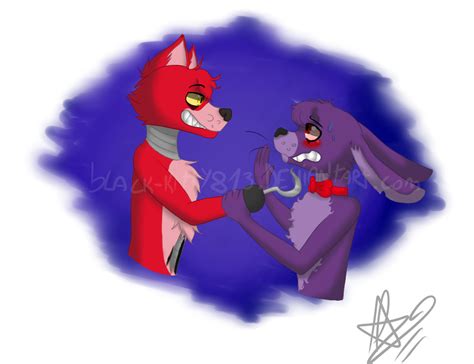 Foxy X Bonnie By Black Kitty813 On Deviantart