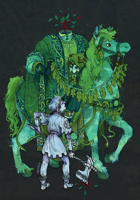 Sir Gawain And The Green Knight By Faqy On Deviantart Arte Dell