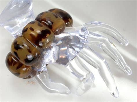 Statement Faux Tortoise Shell Lucite Wide Bangle Brac Gem Statement Faux Tortoise Shell Lucite Wide Bangle Brac Gem