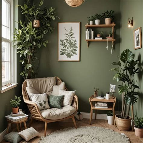 Reading Corner Living Room Style Living Room Green Home Living Room