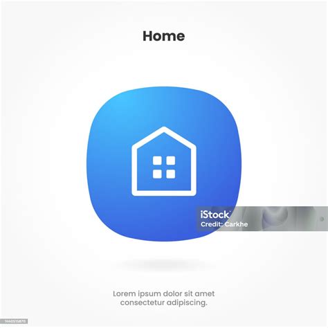 3d Home Button