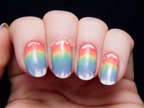 Melted Rainbow Nail Art With The Seche Perfectly Poised Collection