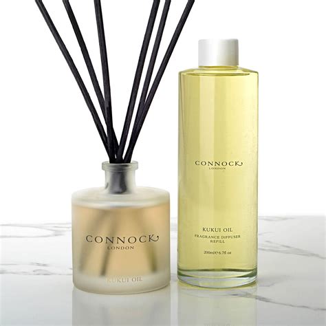Shop Connock London Kukui Oil Fragrance Diffuser Refill And Reeds 200ml