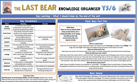 Ks2 English The Last Bear 3 Week Unit Teaching Resources