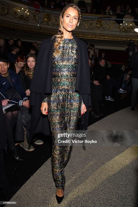 Aleksandra Melnichenko Attends The Ulyana Sergeenko Springsummer News Photo Getty Images