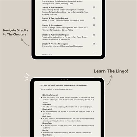 Acting 101 Guidebook Drama Resources Acting Student Books Acting E Book