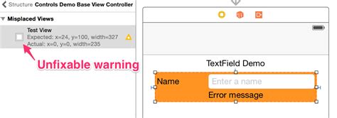 Ios Misplaced View Warning And Odd Behavior With Ibdesignable Custom