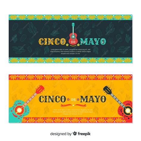 Free Vector Cinco De Mayo Banners
