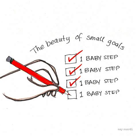 The Beauty Of Small Goals