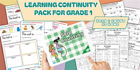Learning Continuity Pack For Grade 1 — Read And Count At Home