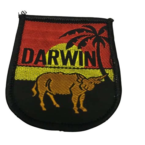 Vintage Souvenir Sew On Clothing Patch New Never Used Darwin Se1425890