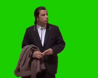 Confused John Travolta Meme Green Screen Download On Make A 