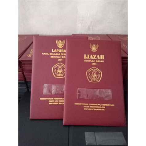 Jual Sampul Ijazah Sd Map Ijazah Sd Isi 4 Lembar Umum Shopee Indonesia