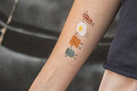 50 Minimalist And Cute Food Tattoos You Have Ever Seen Food Tattoos