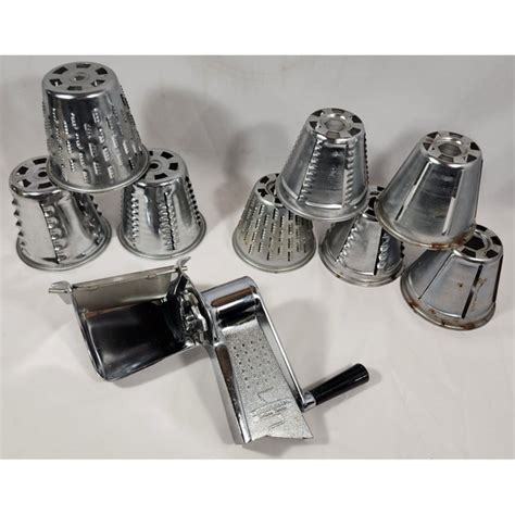 Kitchen Saladmaster Food Processor Grinder Shredder Slicer Cutting 8 Cones No Base Poshmark