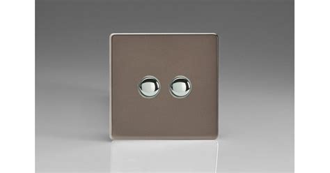Xdrp2s Double Push Switch 6a 2 Gang 2 Way Screwless