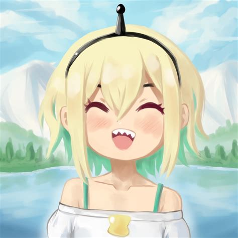 Safebooru 1girl D Amano Pikamee Bangs Bare Shoulders Black