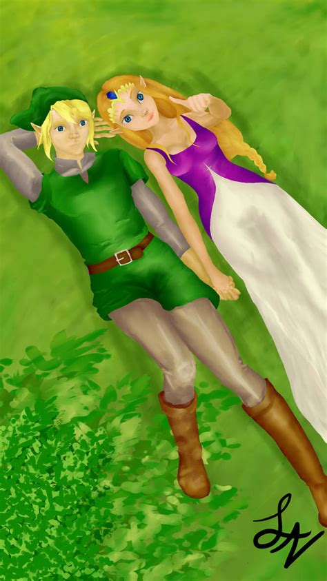 Link And Zelda By Lucetvulpes On Deviantart