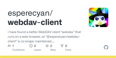 Github Esperecyanwebdav Client I Have Found A Better Webdav Client Webdav” That Runs On A