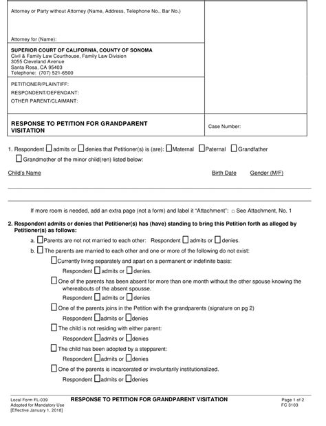 Form Fl 039 Fill Out Sign Online And Download Fillable Pdf County