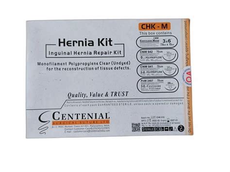 Inguinal Hernia Repair Kit At Rs 500box Hernia Mesh In Nagpur Id 24591847512