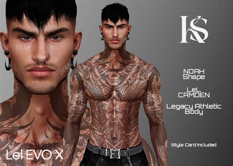 Second Life Marketplace Haiek Shape Noah Camden Legacy Athletic Shape