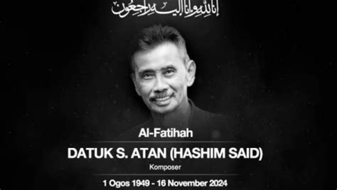 Komposer Terkenal S Atan Meninggal Dunia Berita Mediacorp